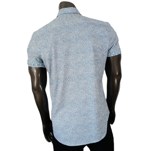 Robert Graham | Shirts | Robert Graham Shortsleeve Button Down Color Bl ...